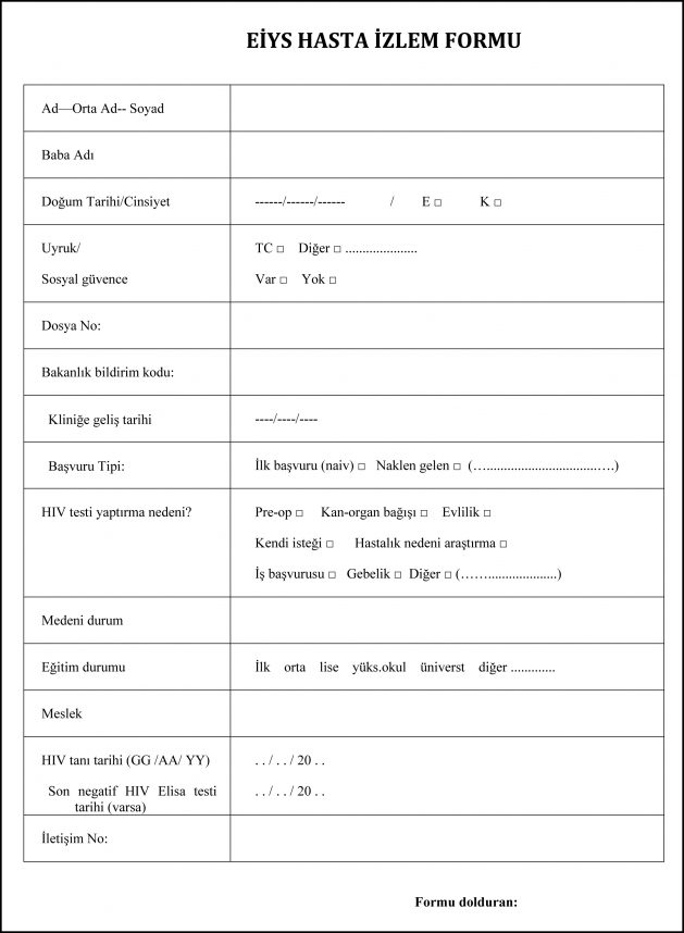 Hazır Formlar | Klimik